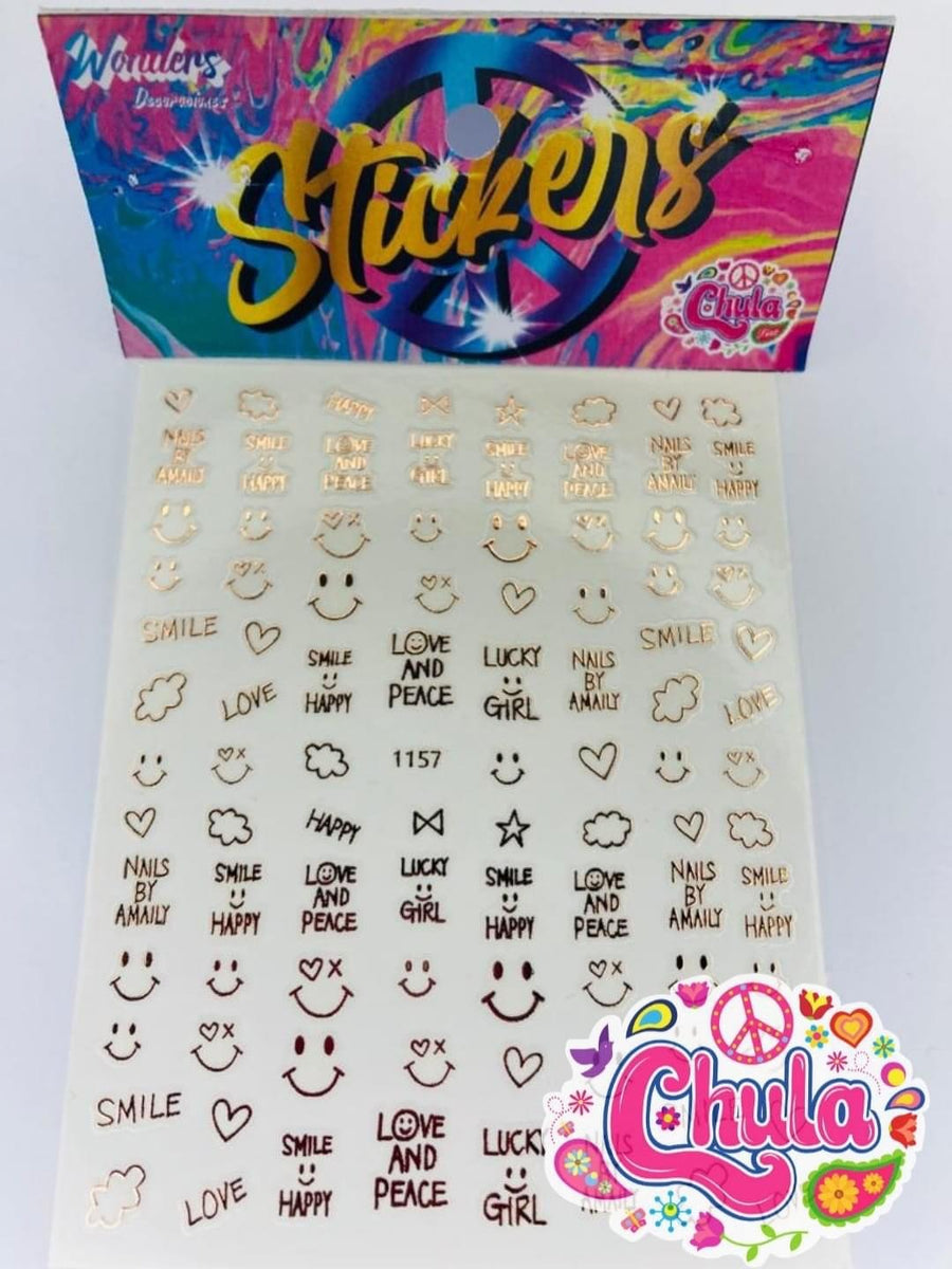Chula Sticker Smile Rose Gold – A&G Nail Supplies Inc