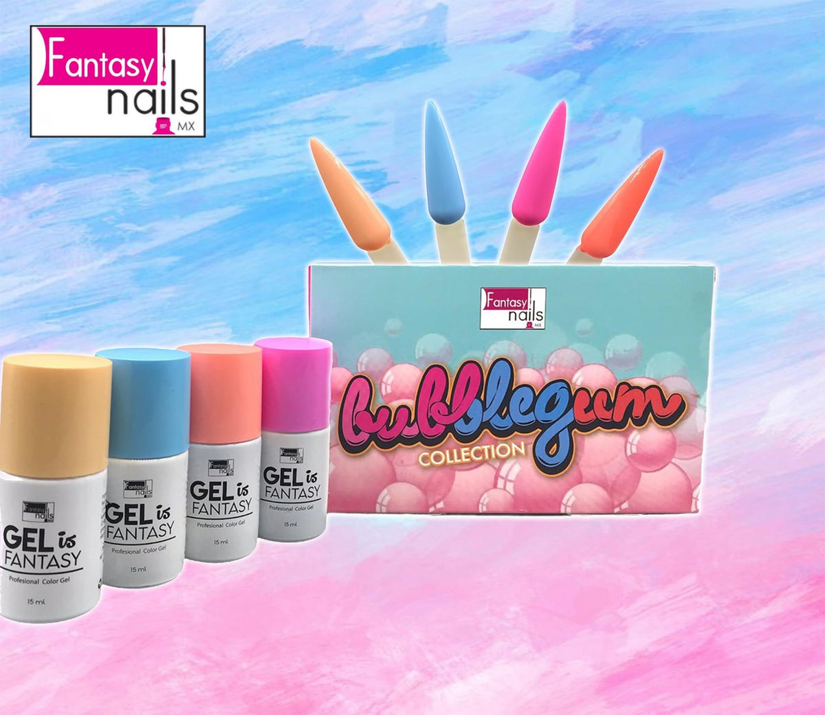 Fantasy Nails Bubblegum Collection Gel – A&G Nail Supplies Inc